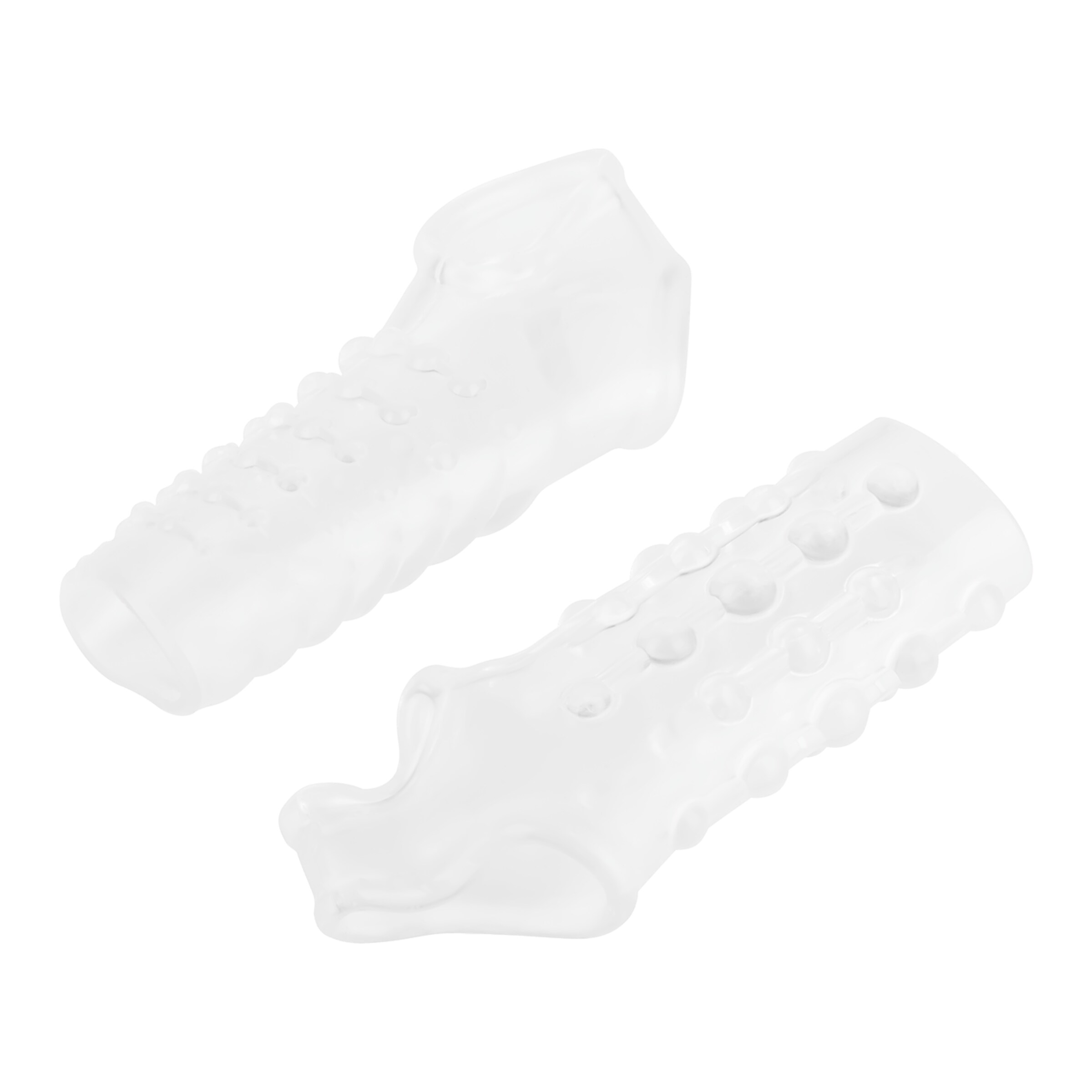 Set de manchons pour pénis, 2 pièces, 12 cm transparent ️ acheter en ligne